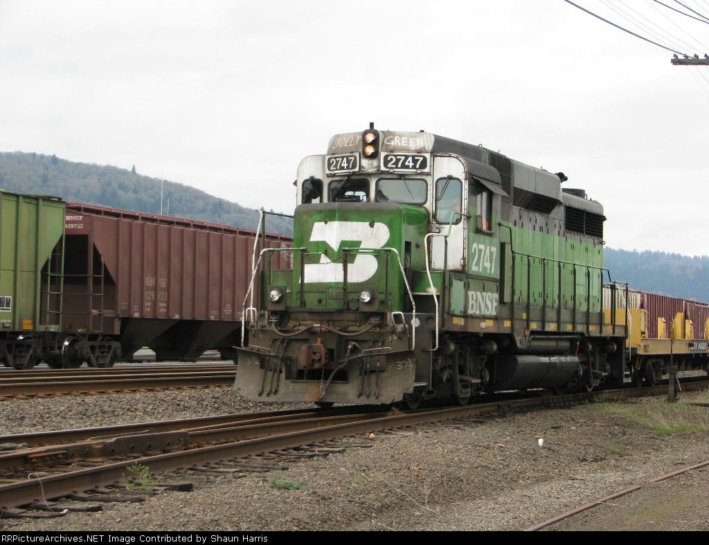BNSF2747 GP39E Jolly Green